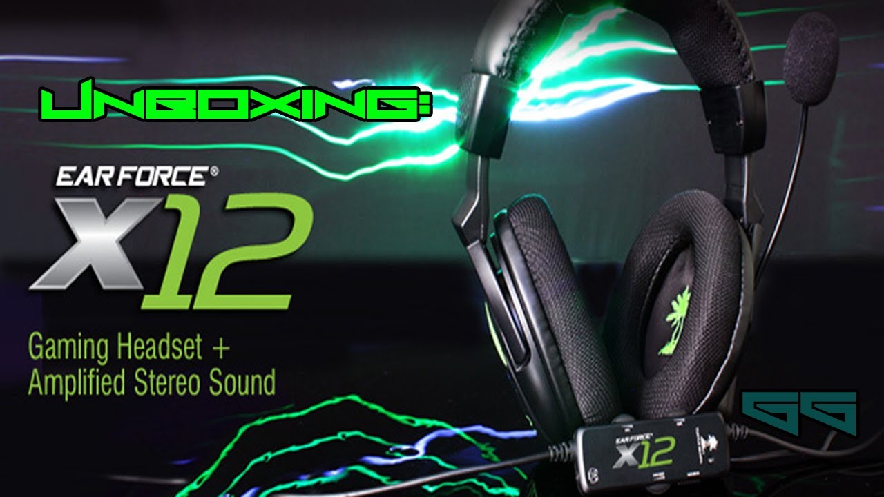 Unboxing: Headset - Ear Force X12 [Turtle Beach] (Comentado/Español ...