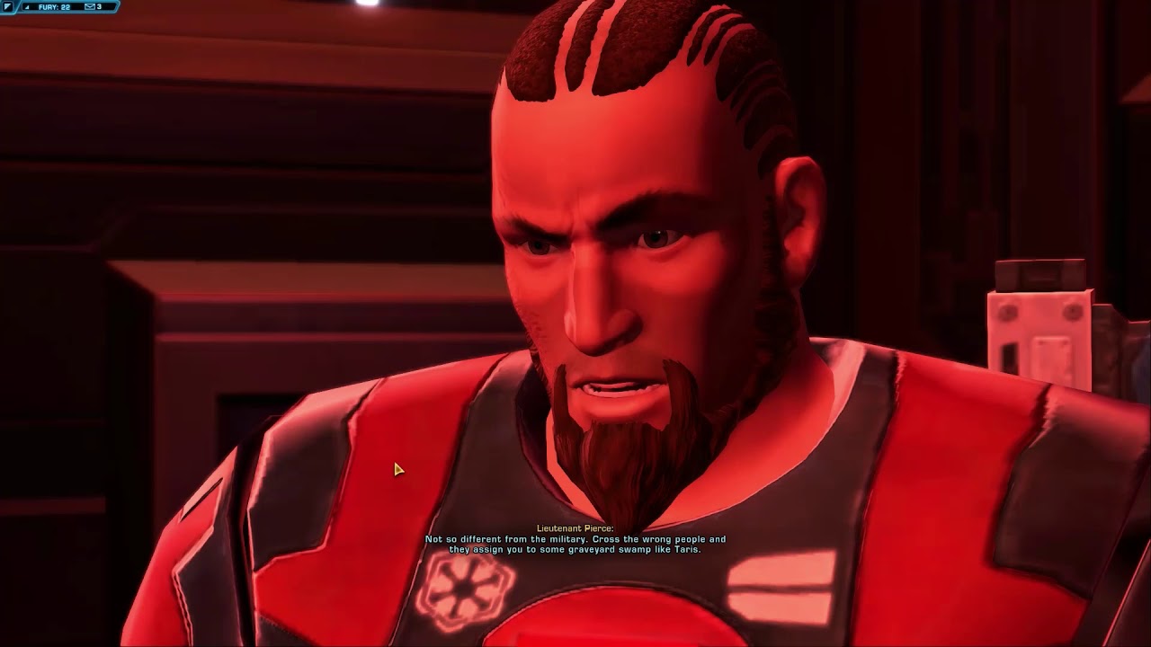 SWTOR Nautolan Sith Warrior Dark Side part 19 Companion conversations ...