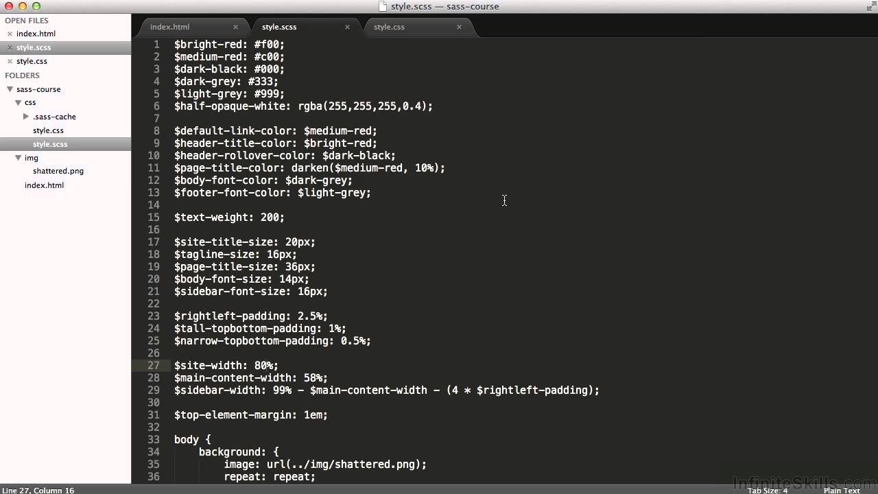 Sass Tutorial Variables In Sass Part 2 Youtube