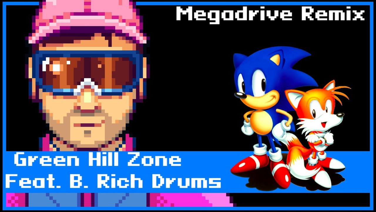 Green Hill Zone Theme from Sonic the Hedgehog (feat. B. Rich Drumz ...