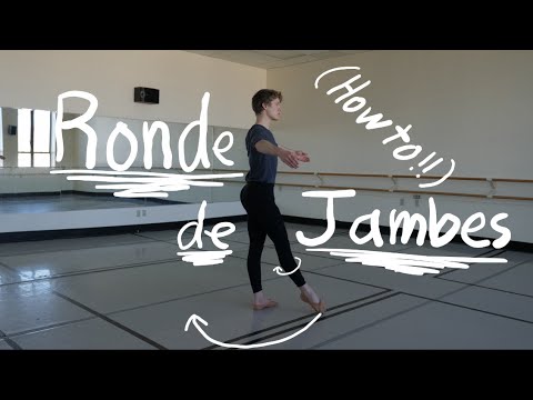 How to do a Rond de jambe — Easy Ballet Class - YouTube