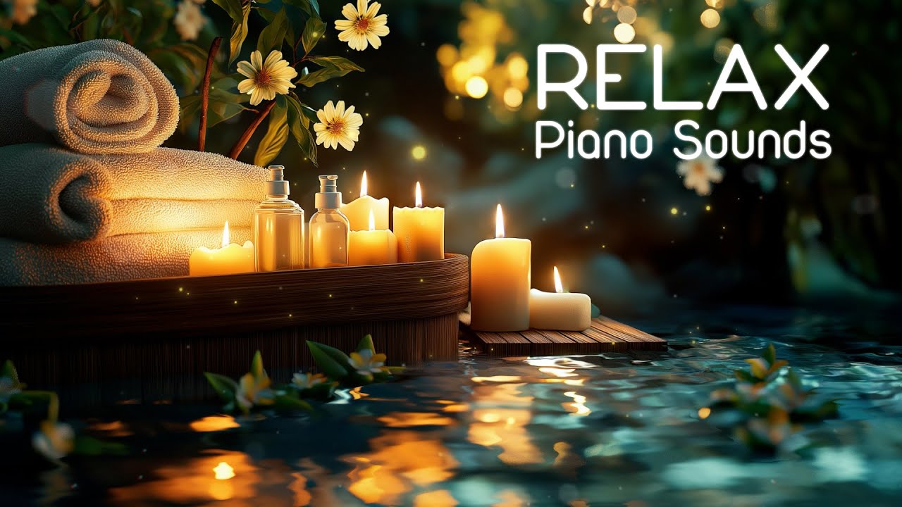 Drift Into Calm With Piano Tunes, Candlelight, And Water Sounds For ...