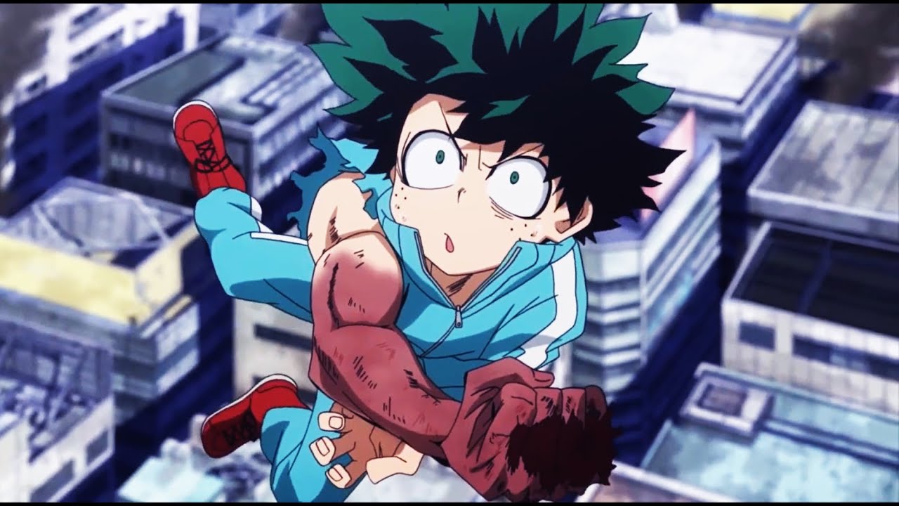 Deku uses One For All for the first time - My Hero Academia - YouTube