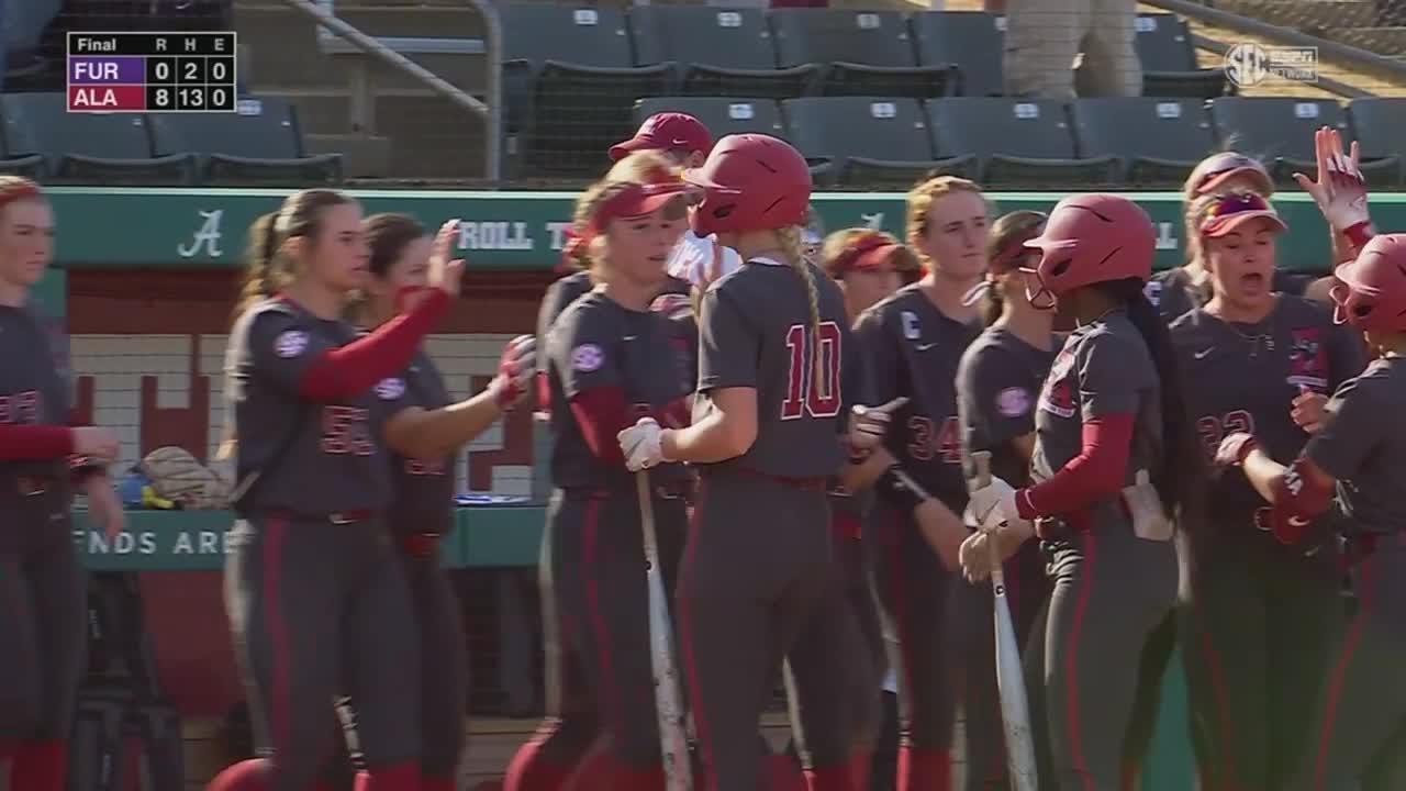 Furman at Alabama Game Highlights - YouTube