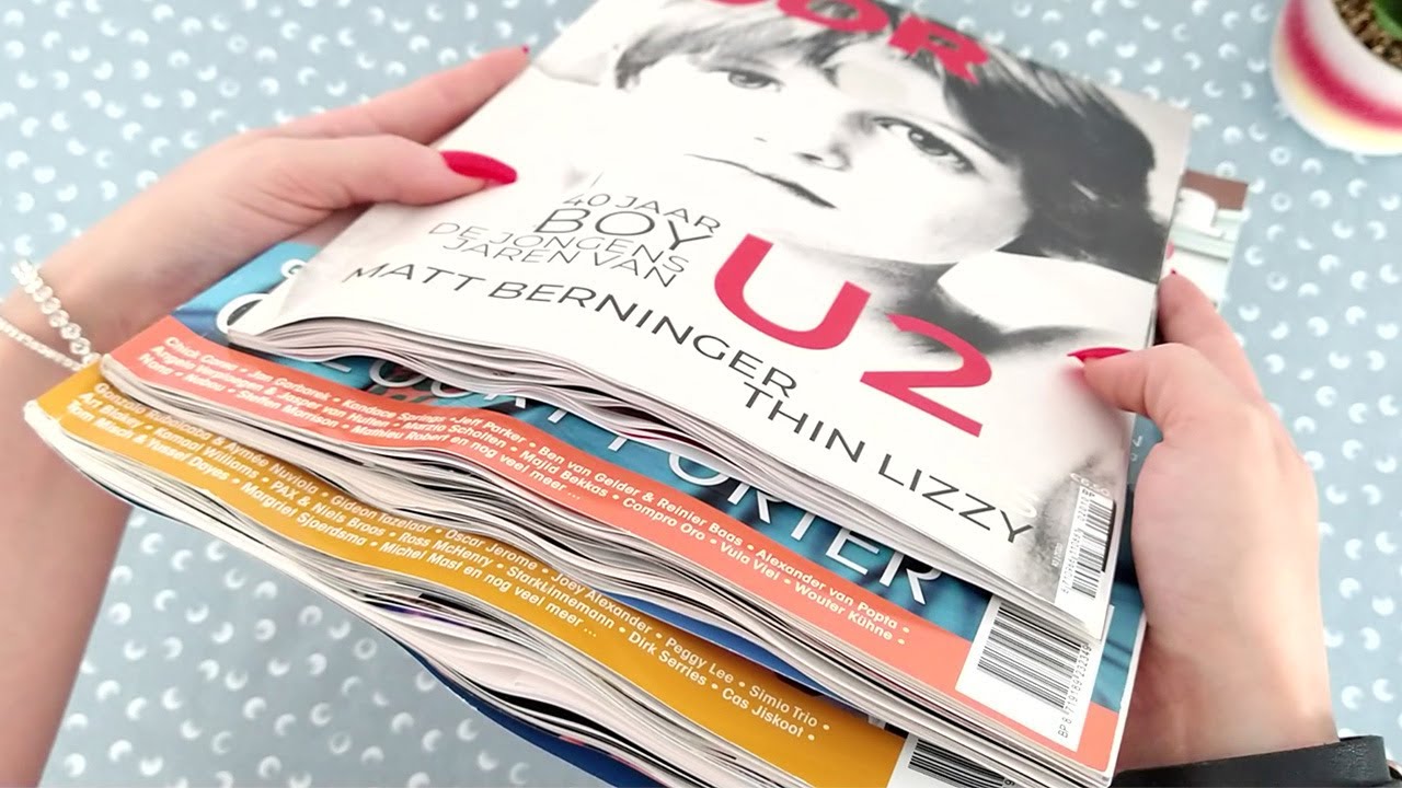 ASMR Water-Damaged Music Magazines Crinkles, Yay! • No Talking - YouTube