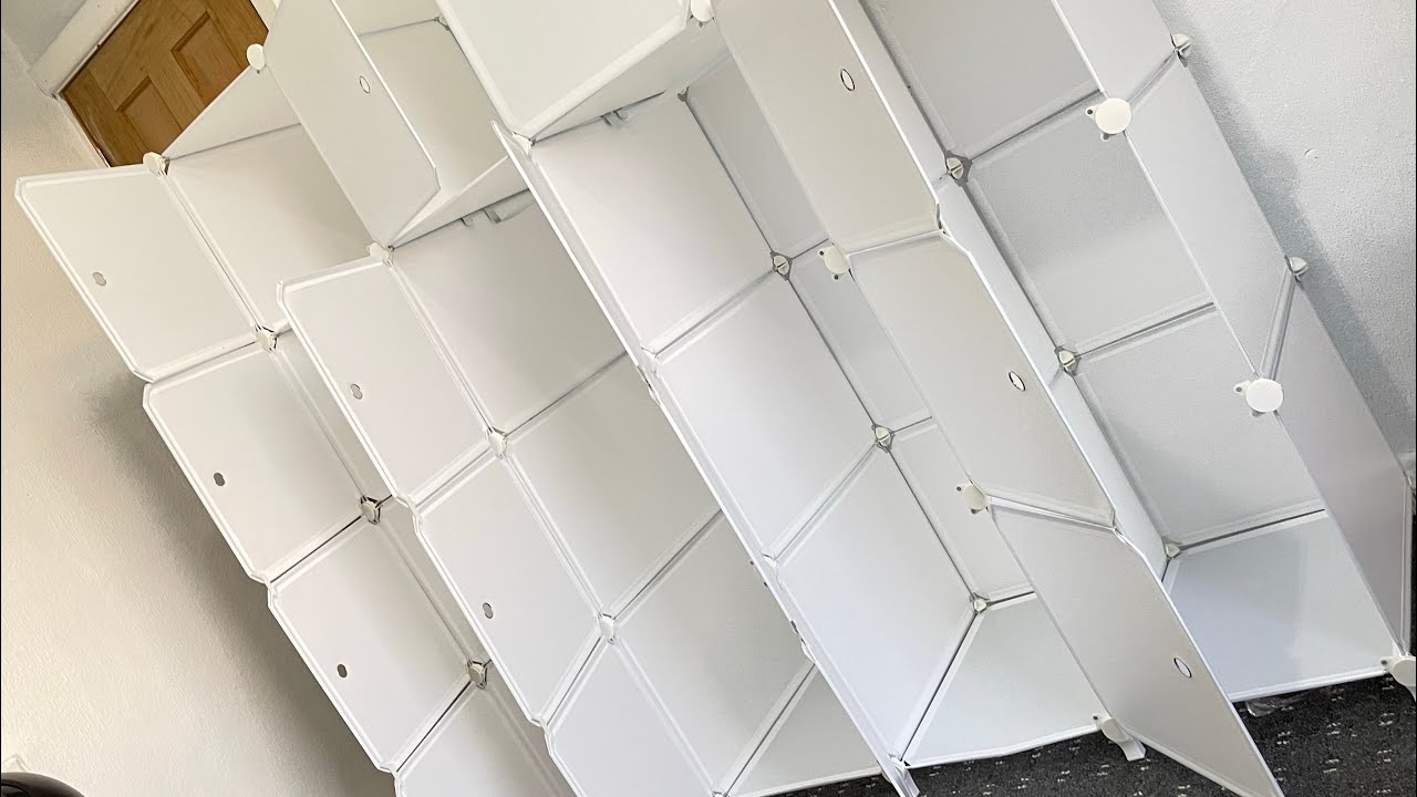 DIY Homidec Installation/ How To Assemble 20-30 Cube Rack/ Amazon Order ...