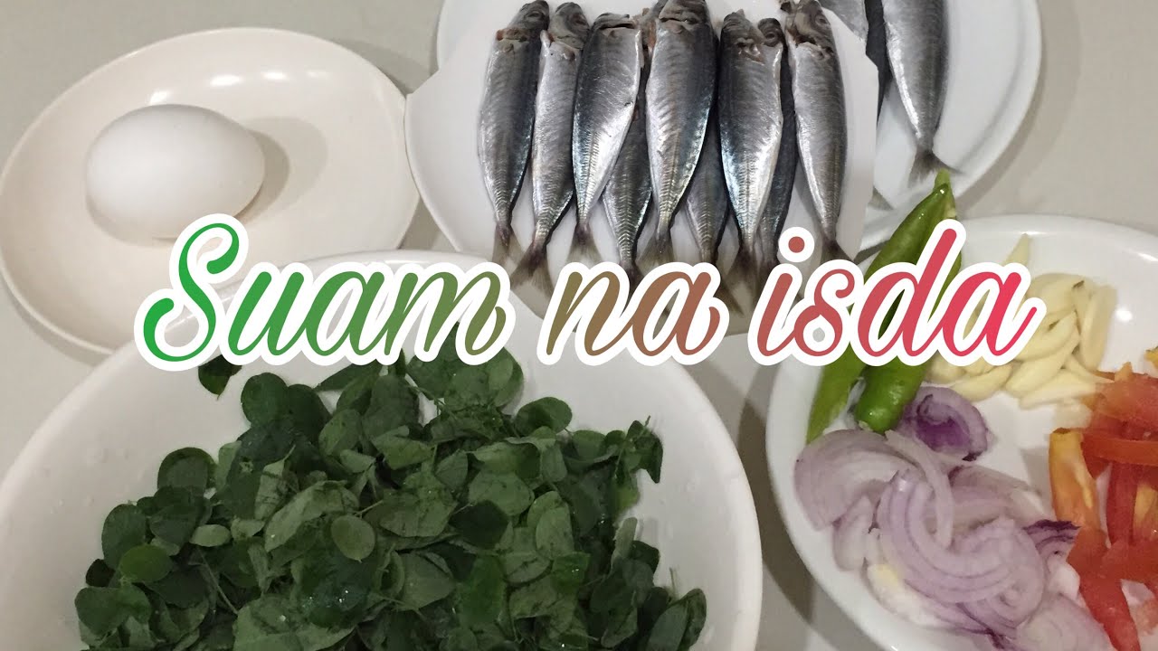 Sinuam na isda na may itlog at Malunggay - YouTube