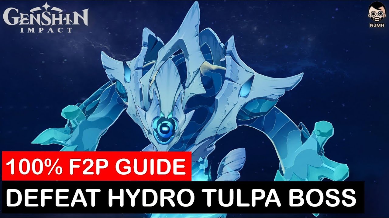 [100% F2P Team] Hydro Tulpa Boss Fight Guide | Genshin Impact - YouTube