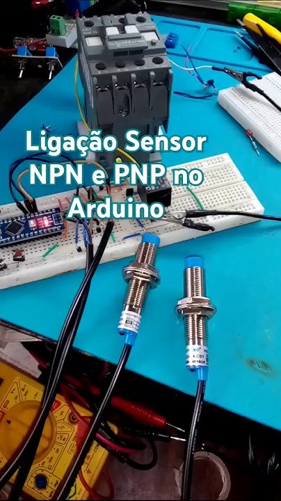 Sensor NPN e PNP. #Arduino #CLP #eletrônica #comando #shorts - YouTube