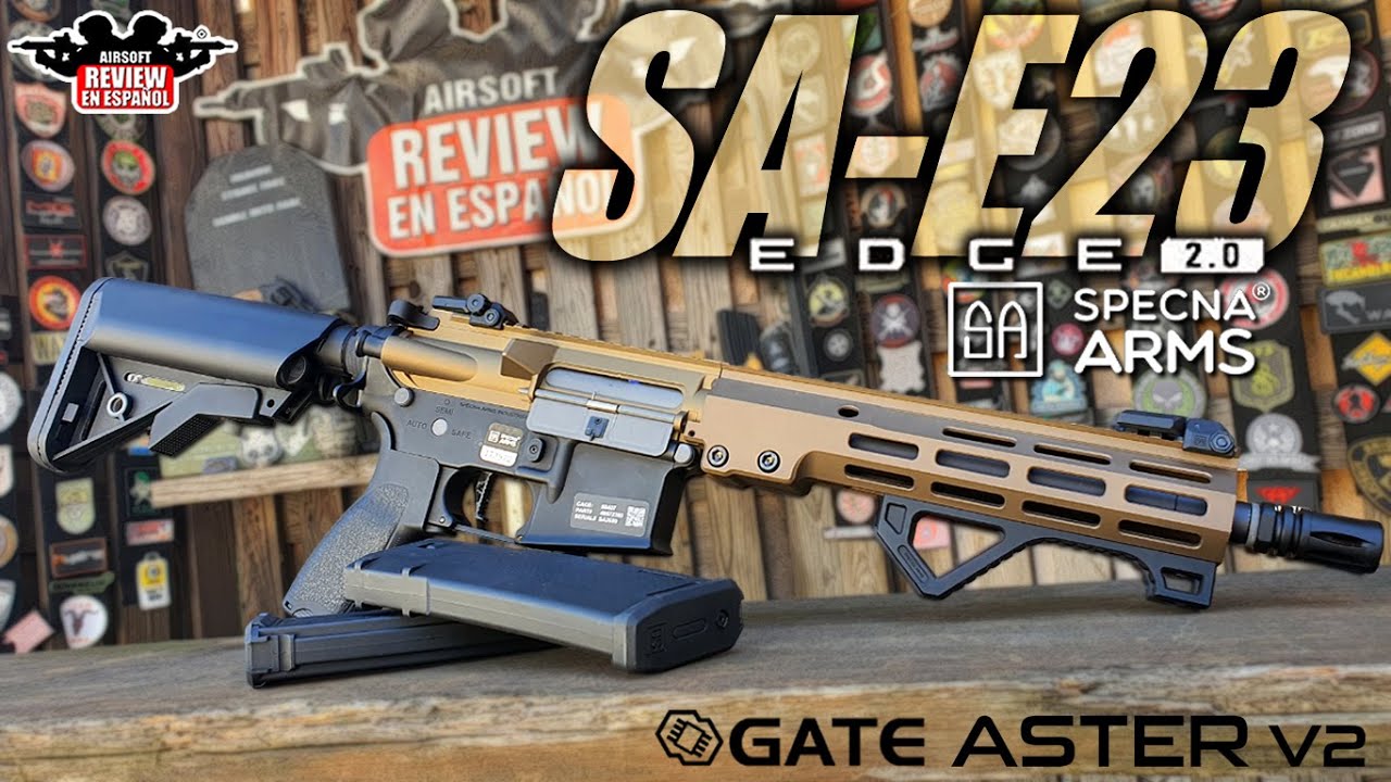SA-E23 EDGE 2.0 SPECNA ARMS ( Review 🔍 & Test Shot 🎯 ) | Airsoft Review ...