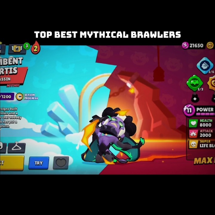 Top best mythical Brawlers #brawlstars #oldbrawl #brawl # ...