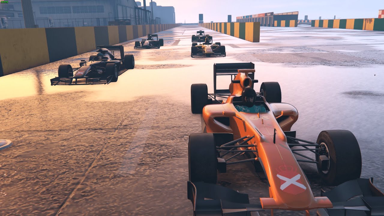 Grand Theft Auto V - F1 Race - YouTube