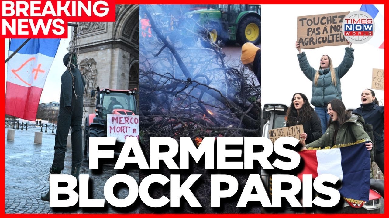 FRANCE FARMER PROTESTS LIVE | Fury in France: Farmers Rage Against Free ...