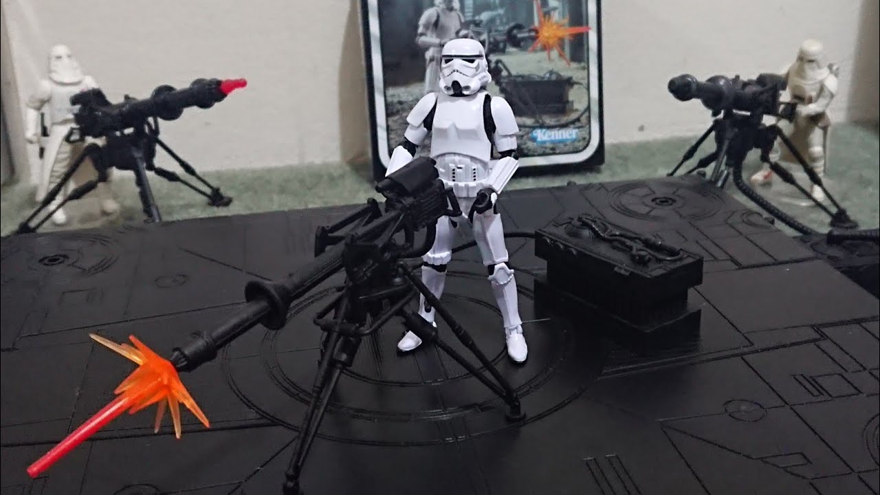 Imperial Stormtrooper with E-Web heavy repeating blaster. Nevarro ...