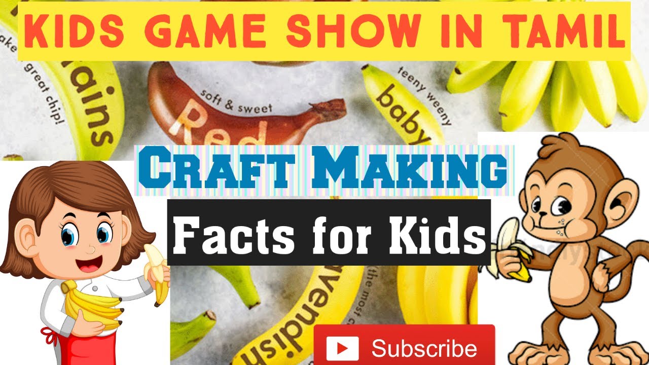 KIDS GAME SHOW | CRAFT MAKING| TAMIL KUTTIES CHUTTIES SHOW தமிழ் ...