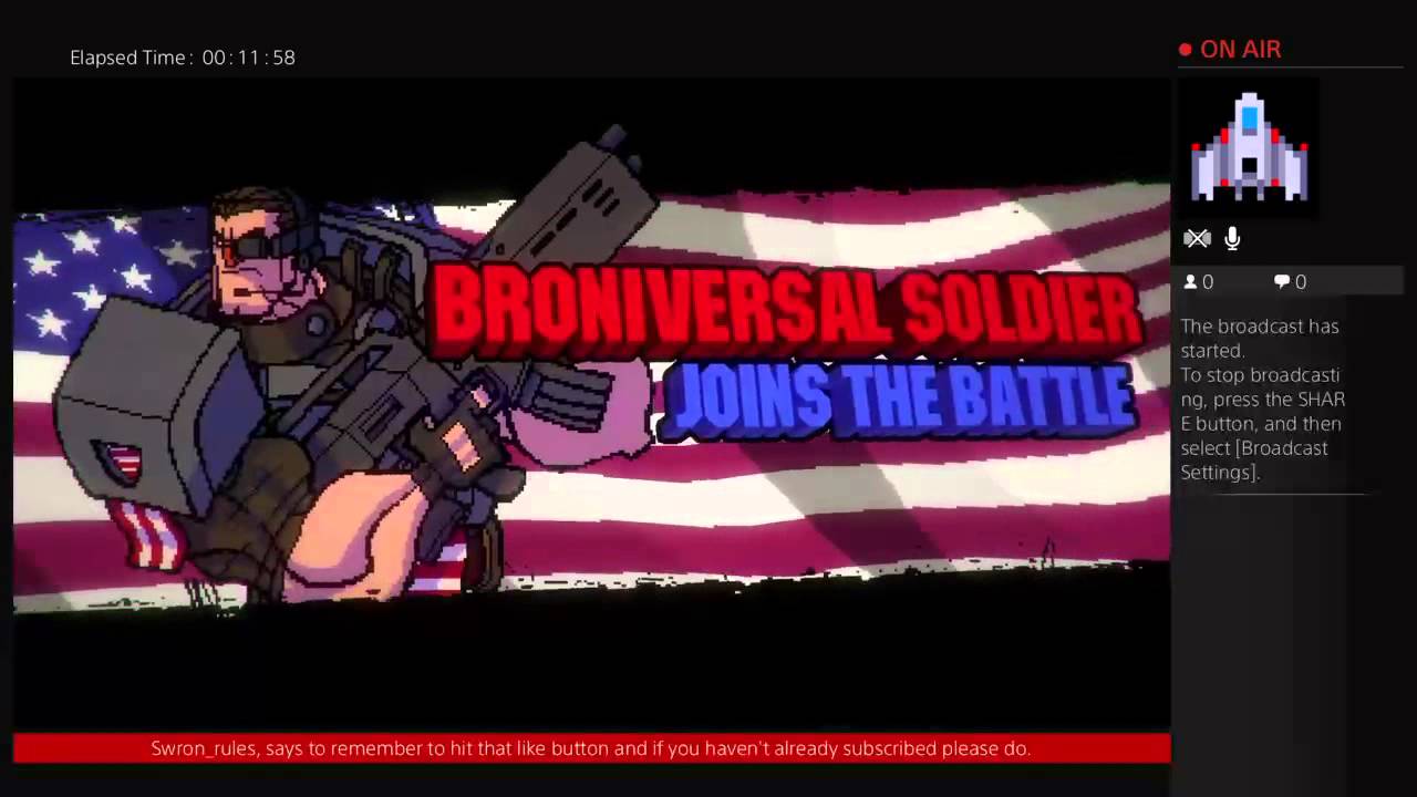 BROFORCE: Swron_rules's PS4 Broadcast - YouTube