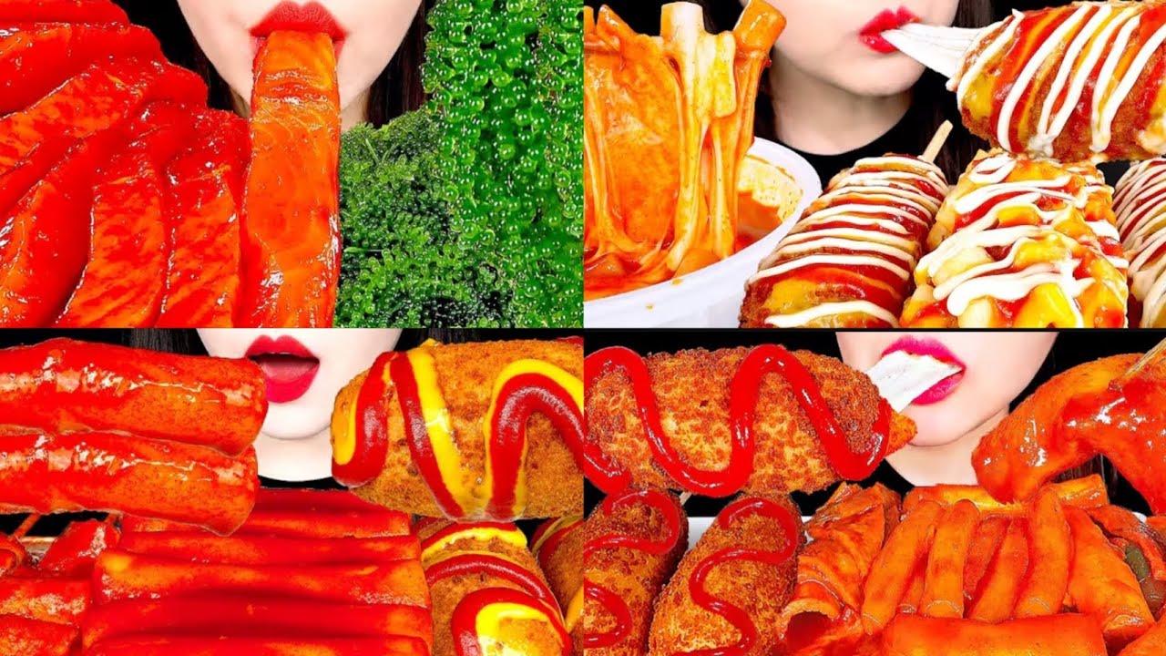 ASMR EATING COMPILATION: ZOEY ASMR, HONGYU ASMR ️ - YouTube