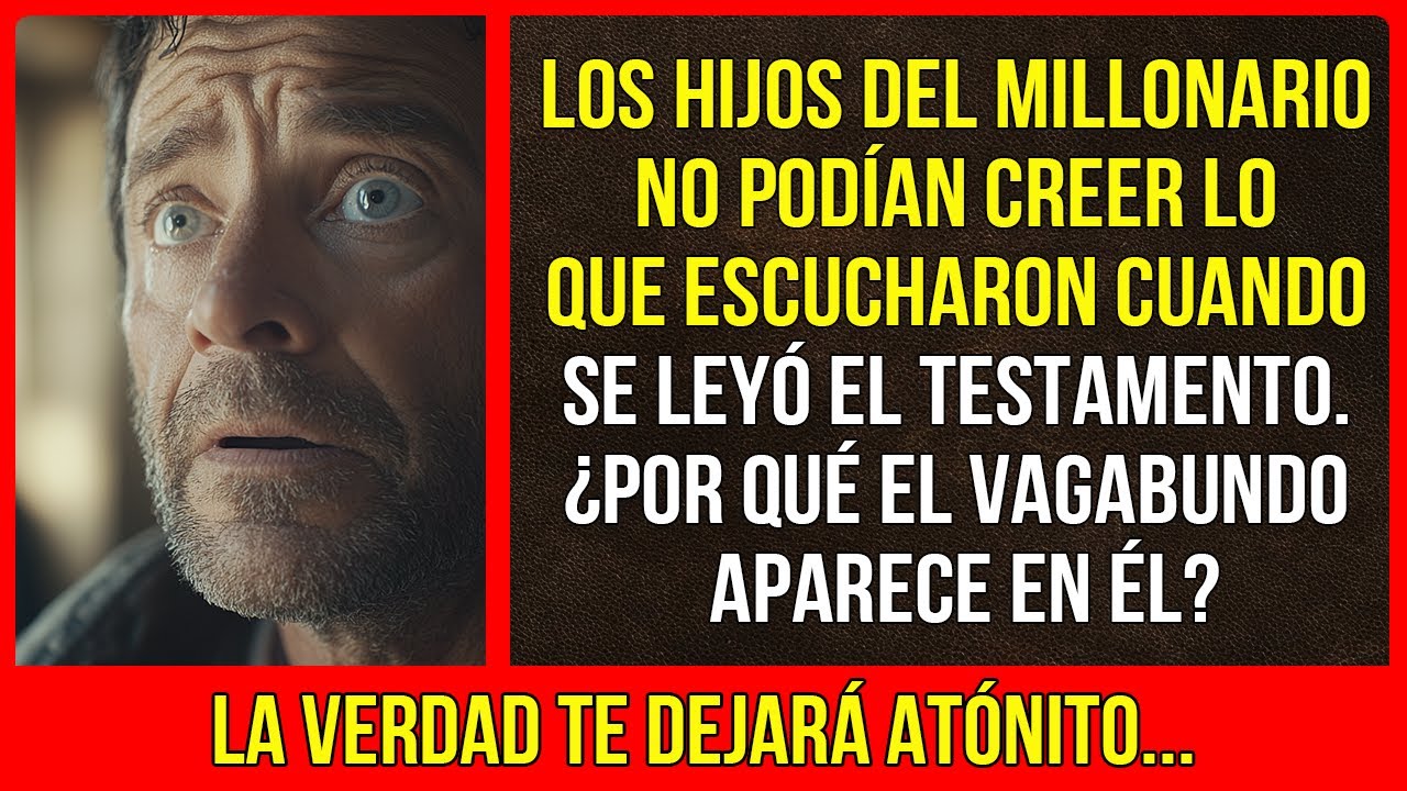 Echan a un vagabundo del funeral de un millonario… Pero el testamento ...