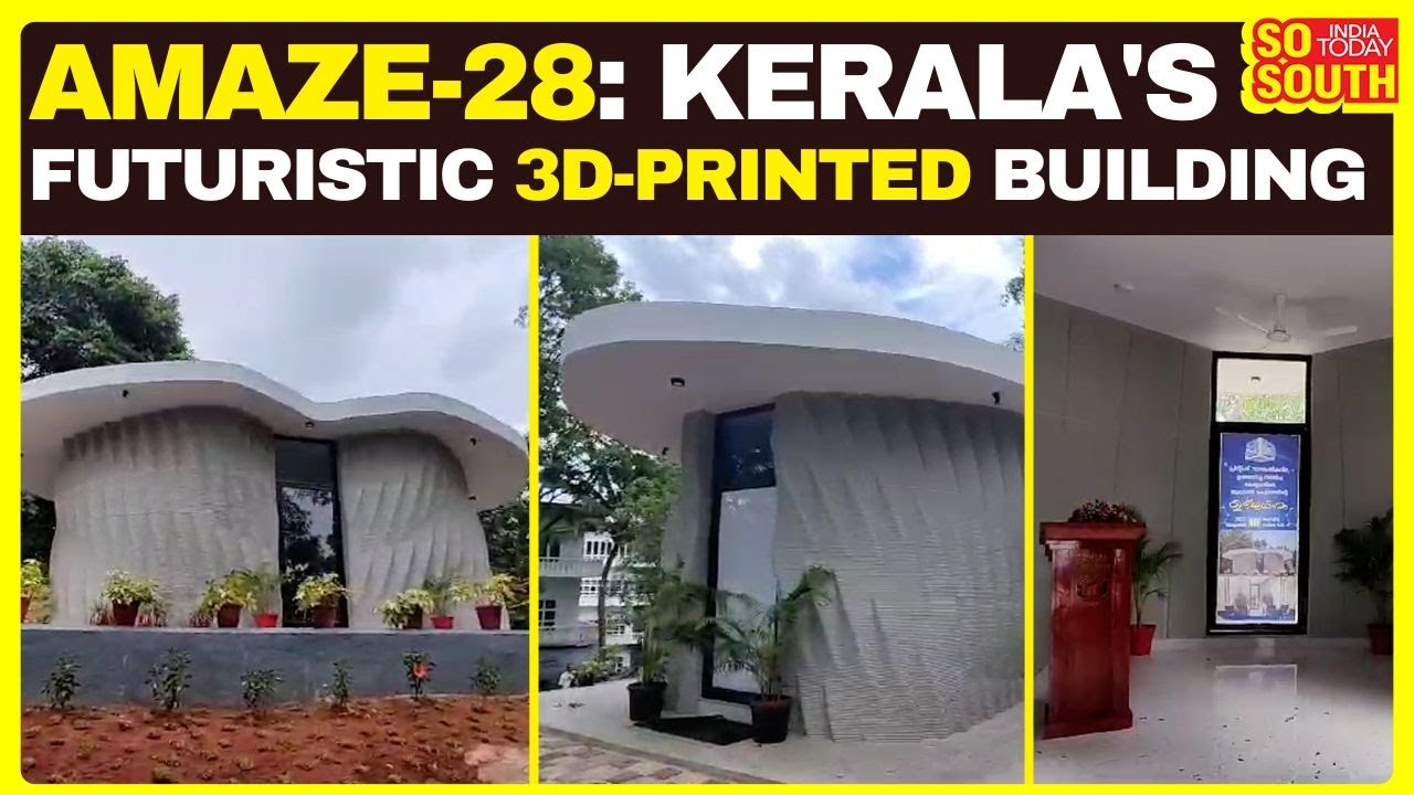Kerala's First 3D-Printed Building: AMAZE-28 Built in 28 Days! | SoSouth - YouTube