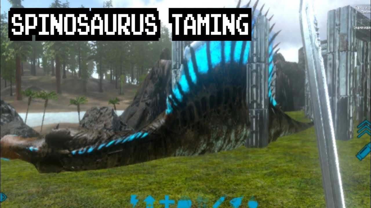 Spino Level Max Taming Ark Mobile Survival Evolved Pve Youtube