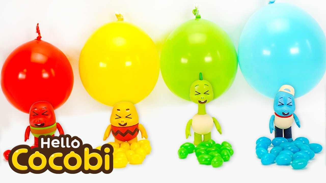 Learn Colors with Balloons🌈Education Videos For Kids | Hello Cocobi ...