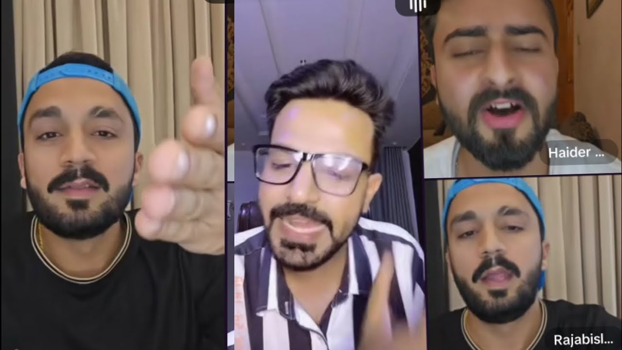 Rajab Butt Again Fight Live tik tok ||Waseem Rana ne Gali nikal Di ...