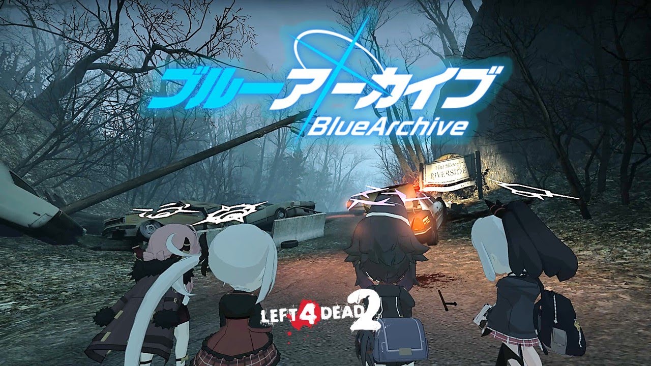 Left 4 Dead 2 Crossover Blue Archive - YouTube