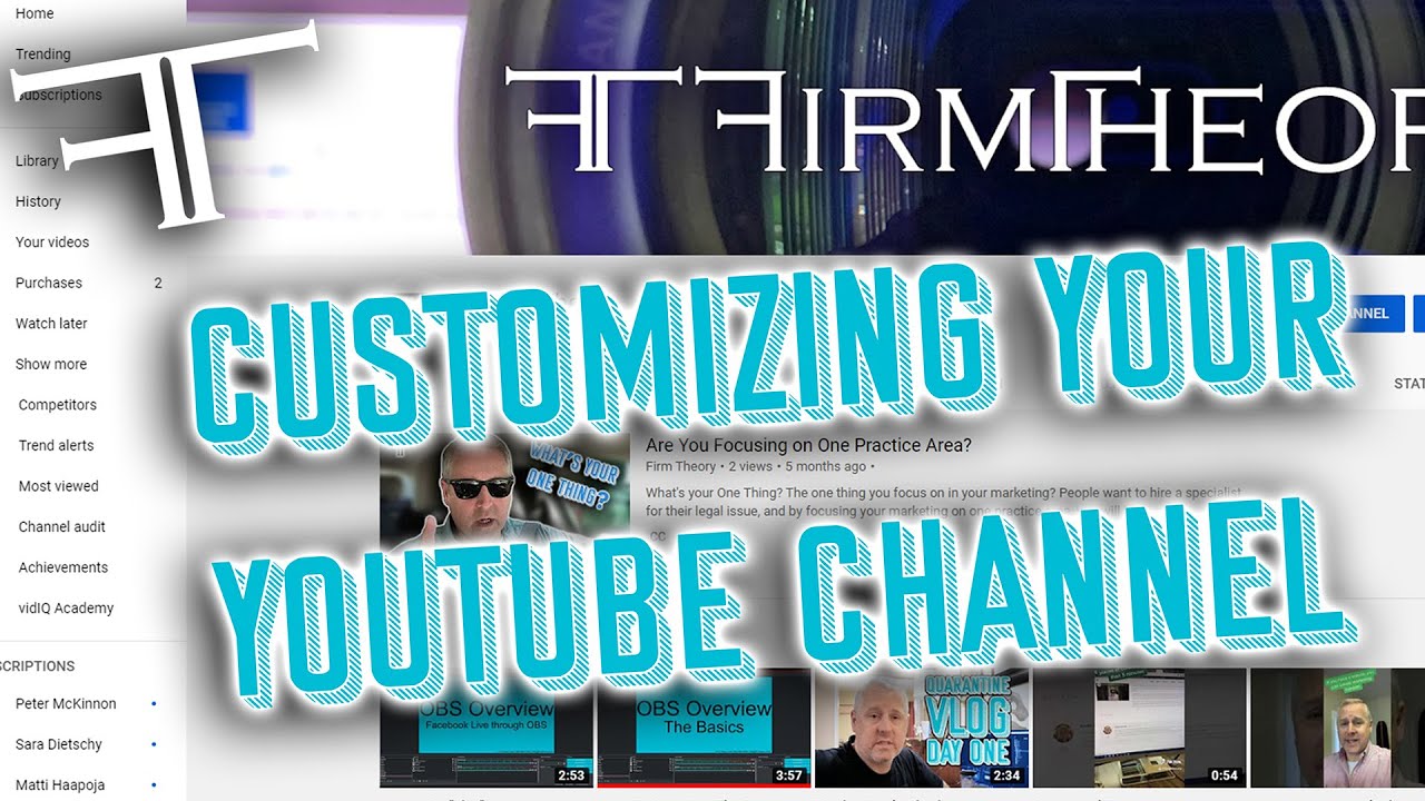 How to Customize the Look of Your YouTube Channel - YouTube