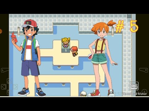 Defeating misty in pokemon fire red and catching abra - YouTube