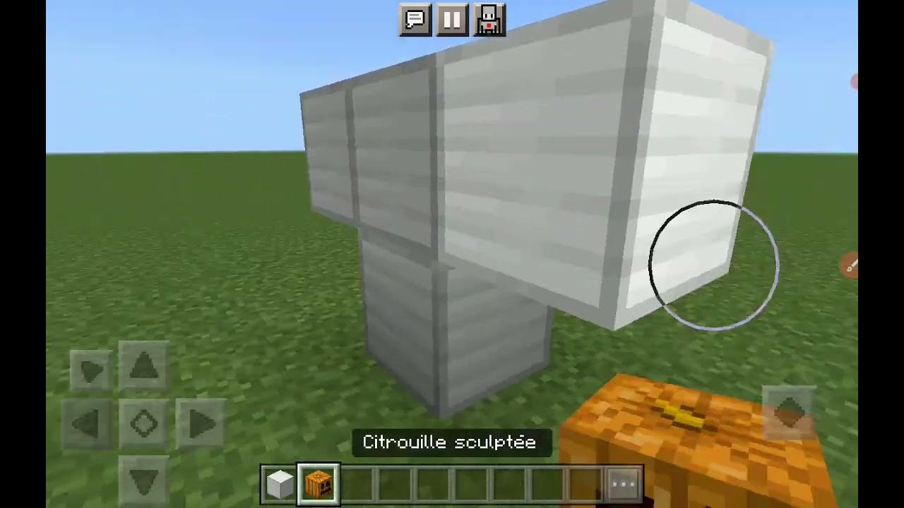 comment faire un golem sur minecraft - YouTube