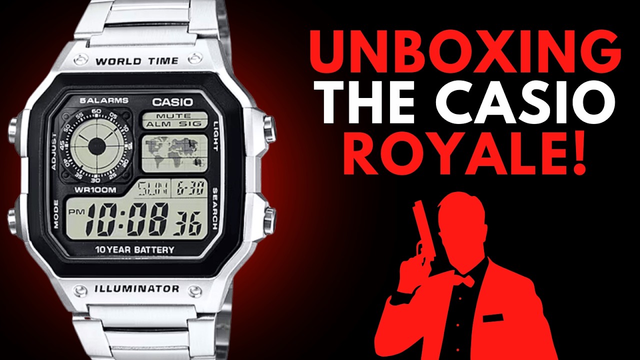 A James Bond Watch for Medium Wrists? Unboxing the Casio AE-1200-WH ...