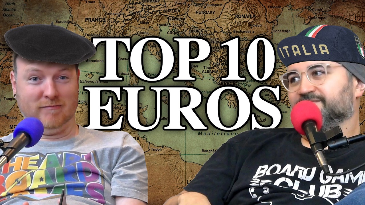 Top 10 Euro Board Games - YouTube
