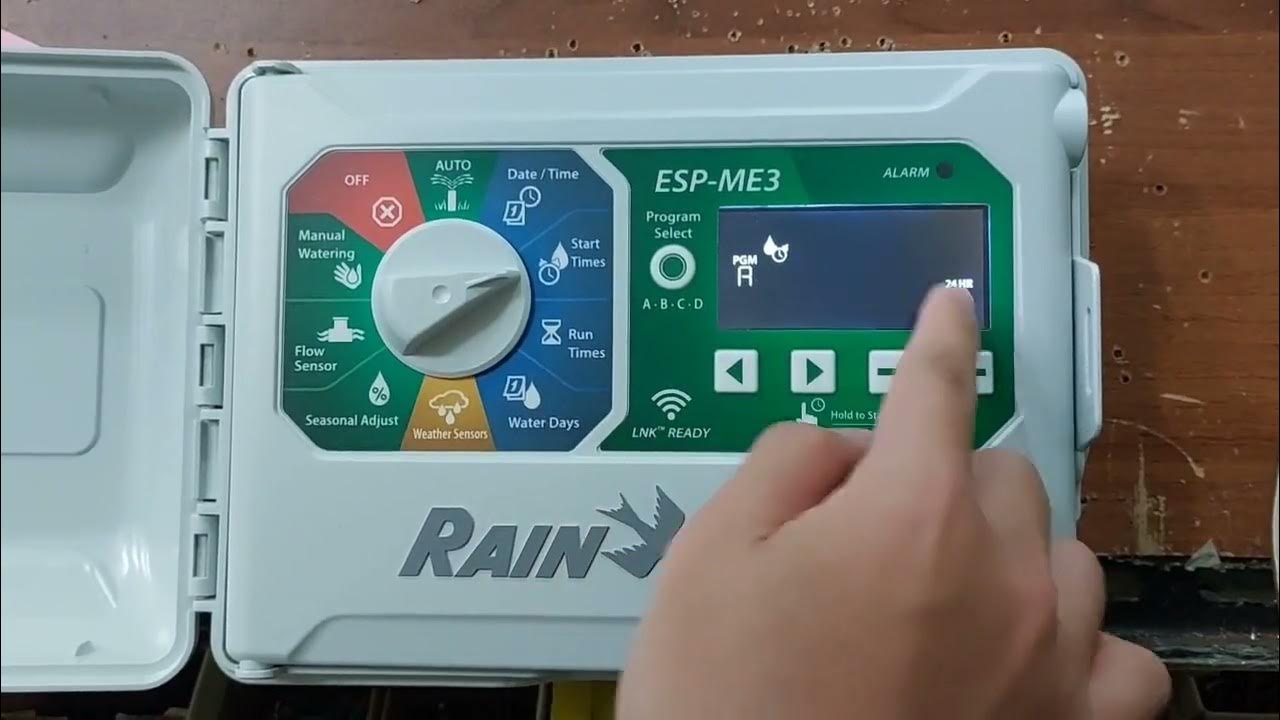 RAIN BIRD ME3基本設定 - YouTube