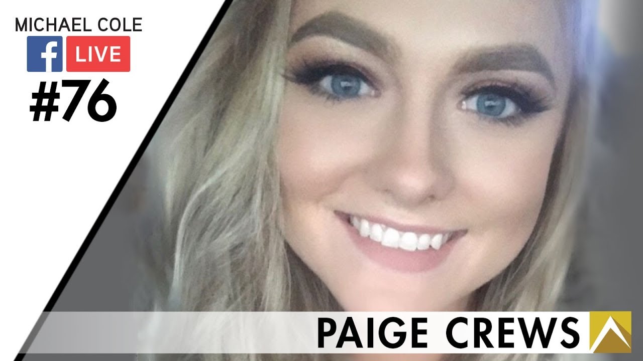 Michael Cole Facebook LIve #76: Paige Crews - Prodigy of Prosperity ...