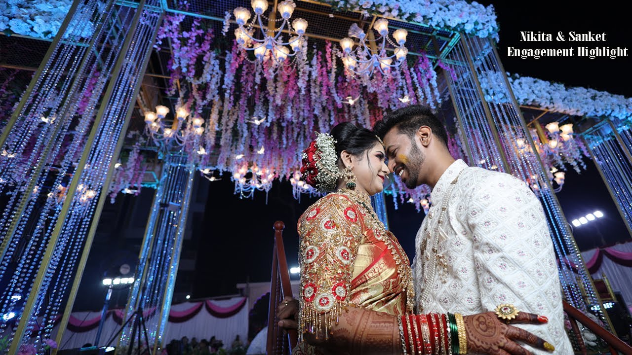 Nikita & Sanket| Engagement Highlight || Ajinkya Photography || 2023 ...