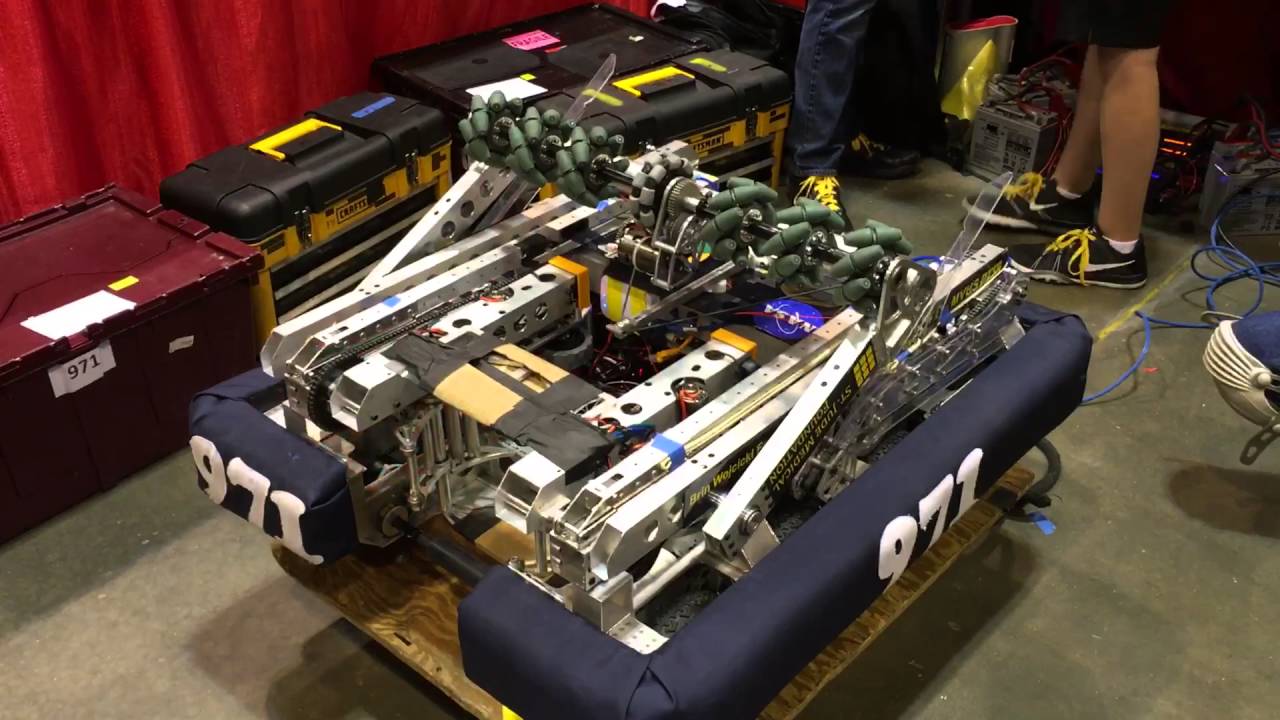 Spartan Robotics 971 Champs 2016 Pits Test Run - YouTube
