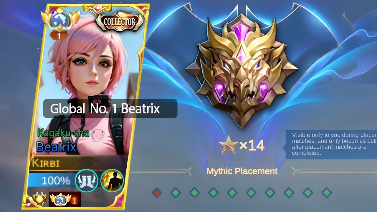 THIS IS HOW TO PLAY BEATRIX IN SOLO RANK GAME | TOP GLOBAL 1 BEATRIX ...