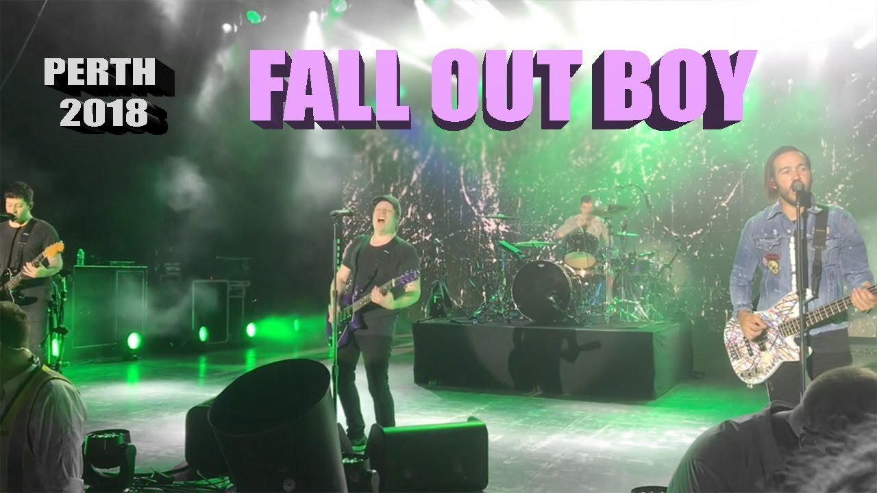 Fall Out Boy Live Compilation Perth 2018 - YouTube