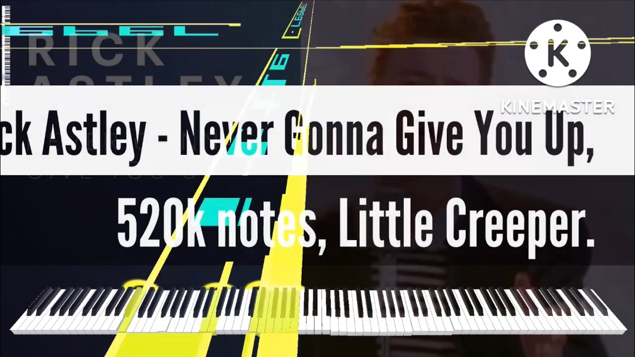 [Black Midi] Rick Astley - Never Gonna Give You Up, 520k notes, Little ...