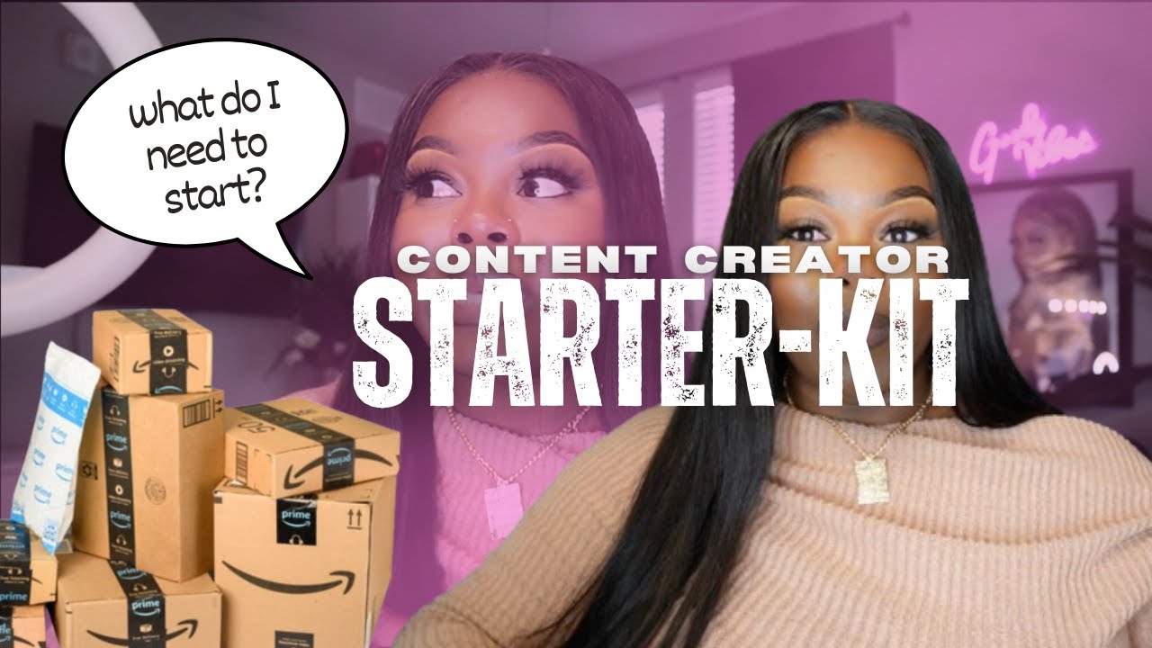 CONTENT CREATOR STARTER-KIT| BECOME A INFLUENCER TODAY | 2024 - YouTube