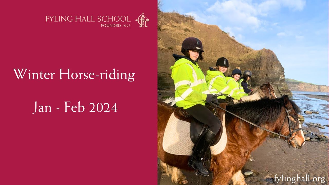 Winter Horse-Riding at Fyling Hall School - YouTube
