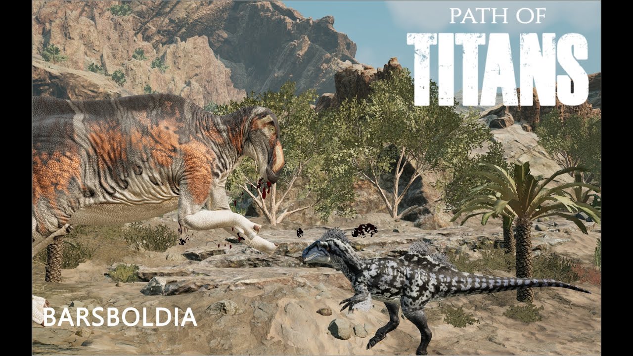 Path of Titans Barsboldia Compilation Pt 1 (Official Servers) - YouTube