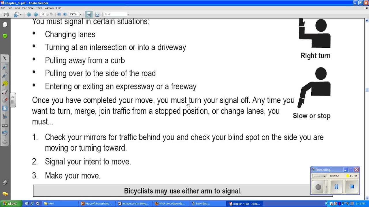 Massachusetts Driver's Manual Read Out Loud; Chapter 4-5 - YouTube
