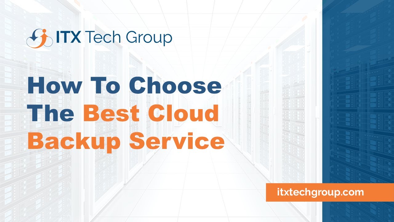 How to Choose the Best Cloud Backup Service - YouTube