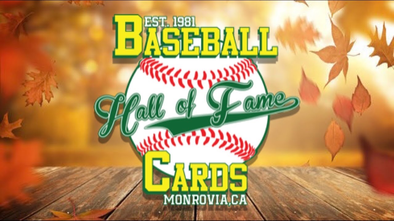 11/10 FRIDAY RAFFLE TONIGHT LIVE! @HallofFameBaseballCards - YouTube