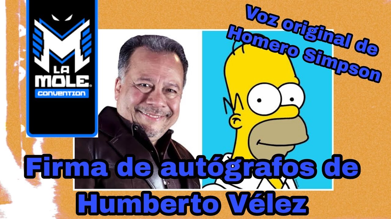 Firma de autógrafos de Humberto Vélez Homero Simpson #simpsons # ...