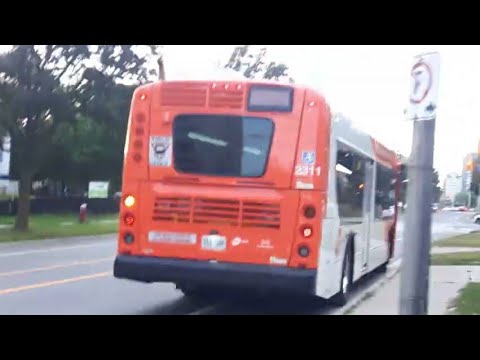 Miway 2023 New Flyer 2311 XDE40 4 West Sherway Gardens - YouTube