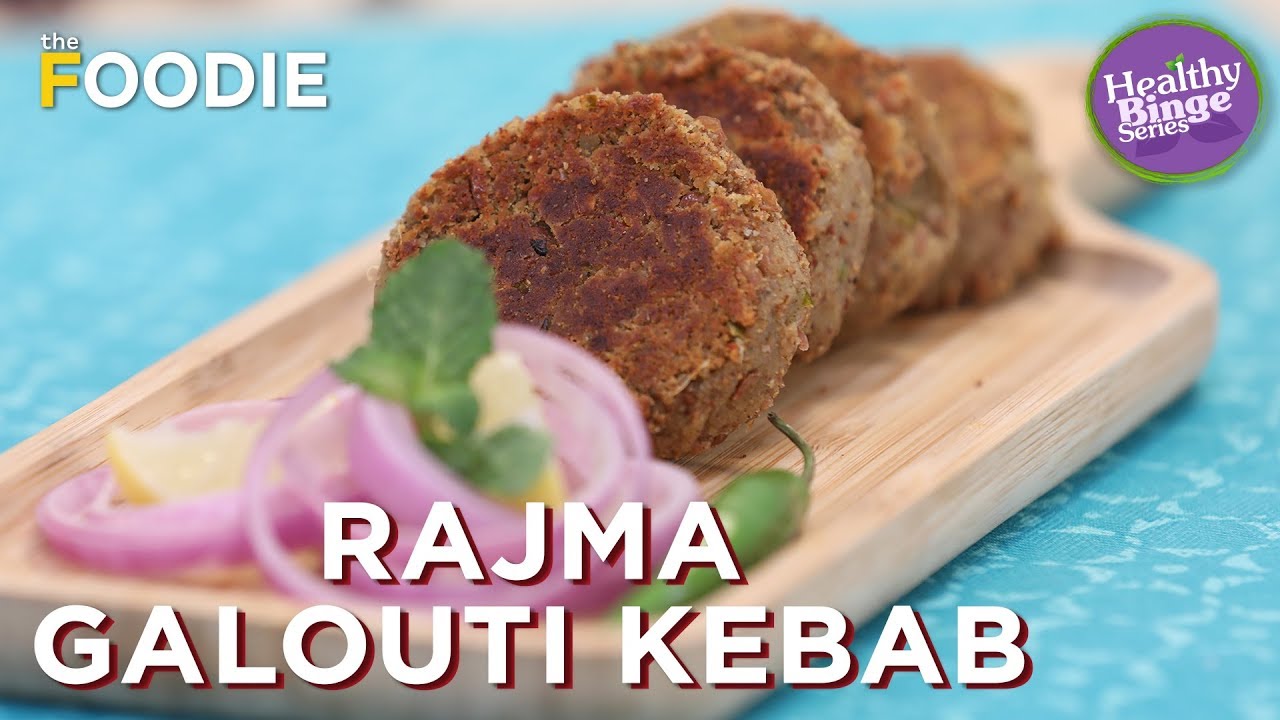 Rajma Galouti Kebab | Healthy Veg Galouti Kebab Recipe | The Healthy Binge | Sid Khullar - YouTube