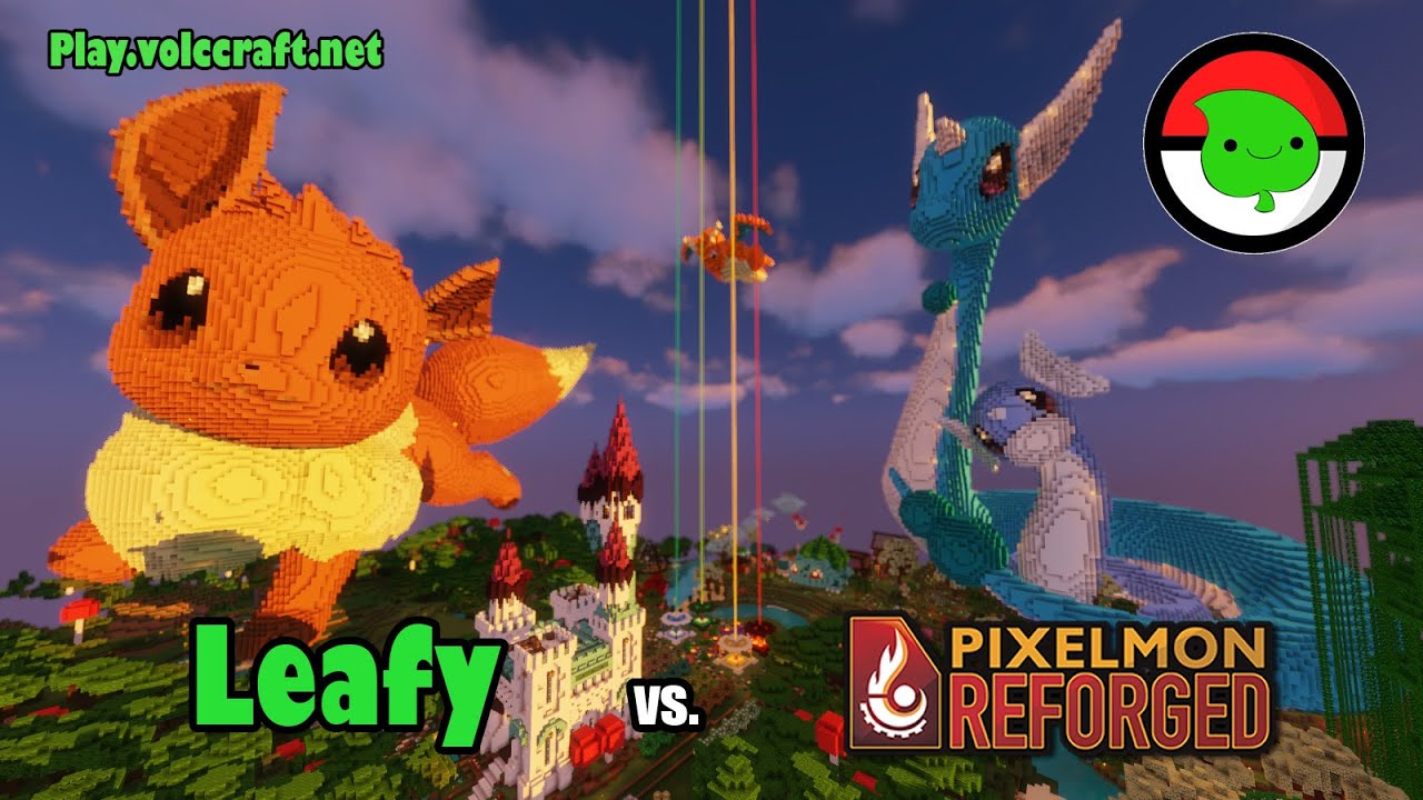 Pixelmon! Opening crates and building a roller coaster! - YouTube