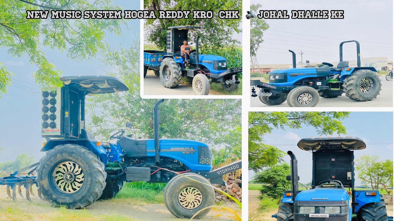 New music system lag geya tornado 🌪️ te 🔊 johal dhalle ke ale pra to ...